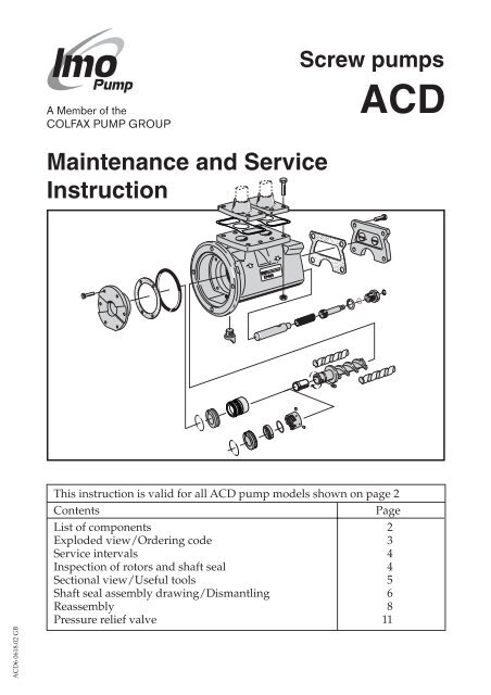 This instruction is valid for all ACD pump - Net