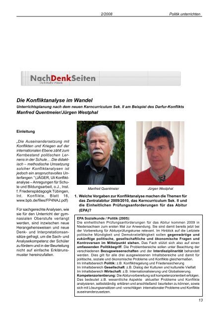 Manfred Quentmeier/JÃ¼rgen Westphal
