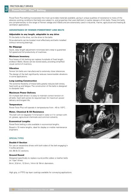Link Friction Belting - Fenner® Power Transmission