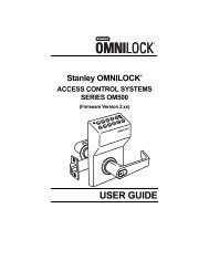 access control systems series om100, om300 & om500
