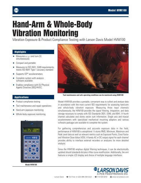 Hand-Arm & Whole-Body Vibration Monitoring