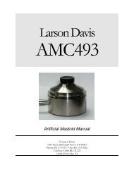 Larson Davis CAL200 Acoustic Calibrator - Music