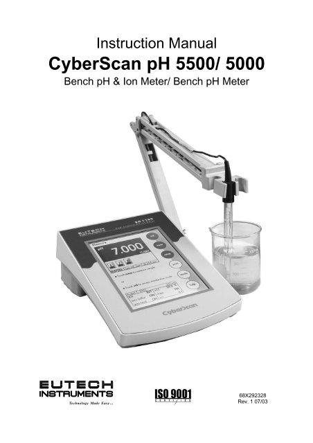 CyberScan pH 5500 - Eutech