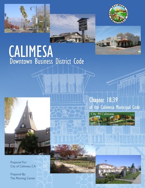 Downtown Business District Code - City of Calimesa