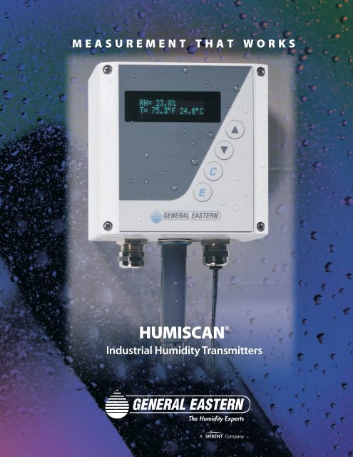 GE General Eastern Humiscan Industrial Humidity ... - Rpi-mlysek.com