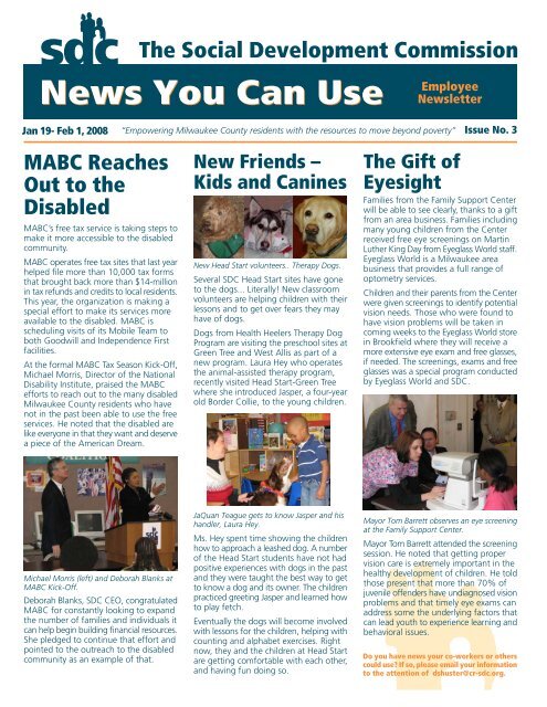 Feb - Social Development Commission