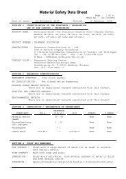 Laserjet Printer Cartridge Material Safety Data Sheet