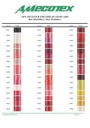 POLY-X40 THREAD COLOR CHART - Jordan Concepts, LLC