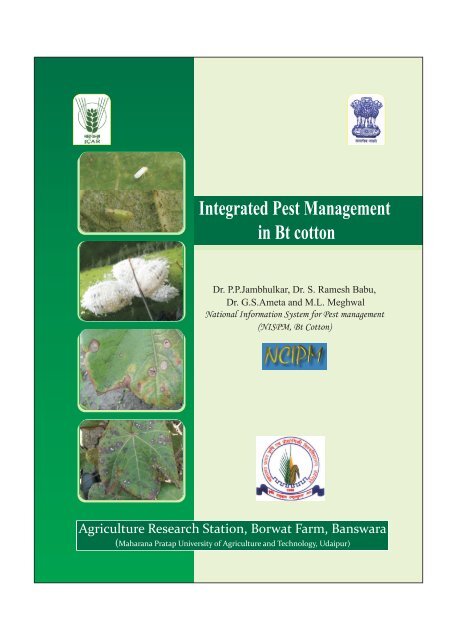 Integrated Pest Management in Bt cotton