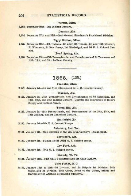 STATISTICAL RECORD. - Civil War Library