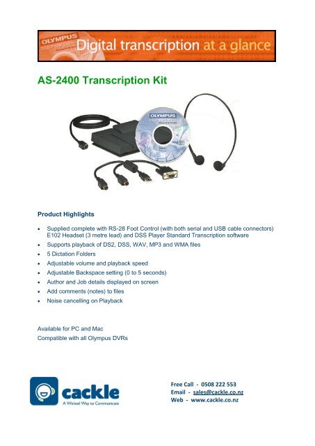 OLYMPUS DS-2000 Digital Voice Recorder