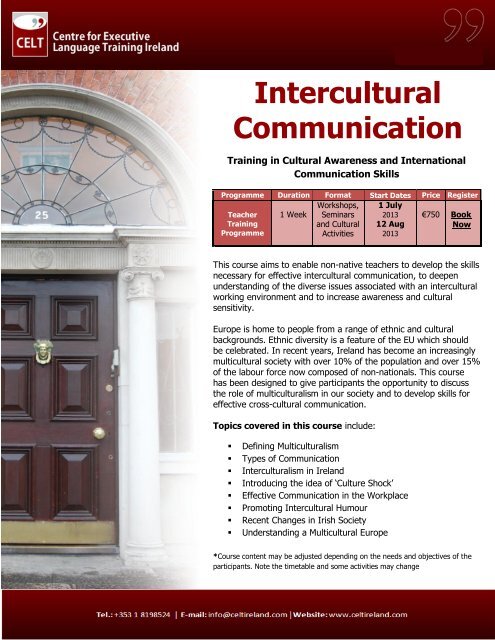 Intercultural Communication - Public Affairs Ireland