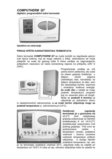 COMPUTHERM Q7 - Computherm-Fabo Doo