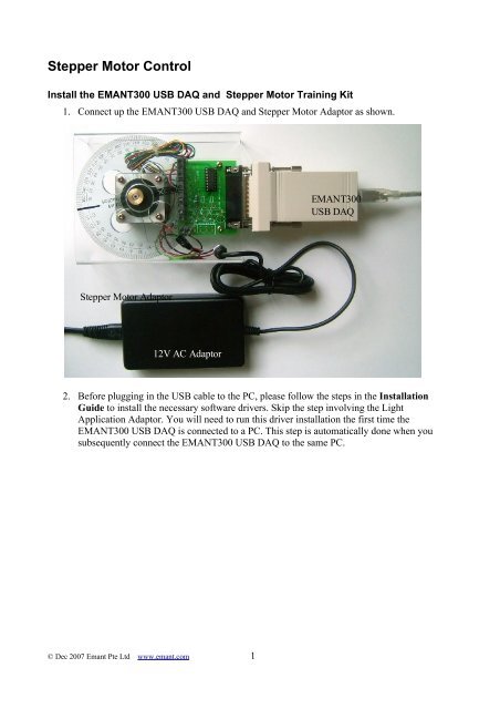Stepper Motor Control