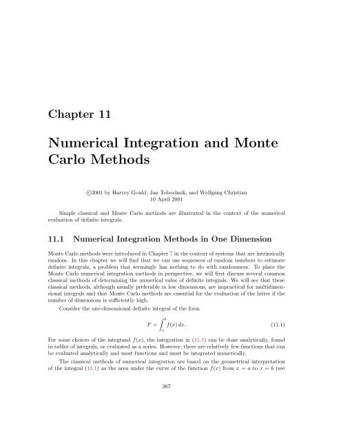 Reading #1F: Numerical integration