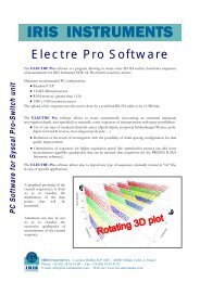 IRIS INSTRUMENTS SYSCAL Pro