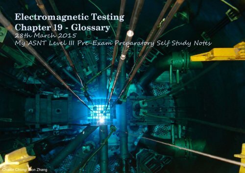 Electromagnetic Testing Chapter 19 - Glossary