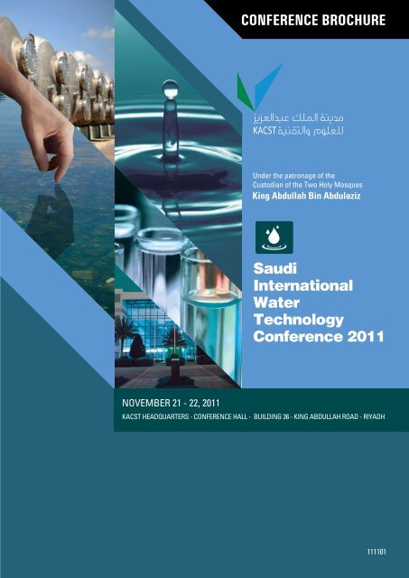 CONFERENCE BROCHURE Saudi International Water Technology ...