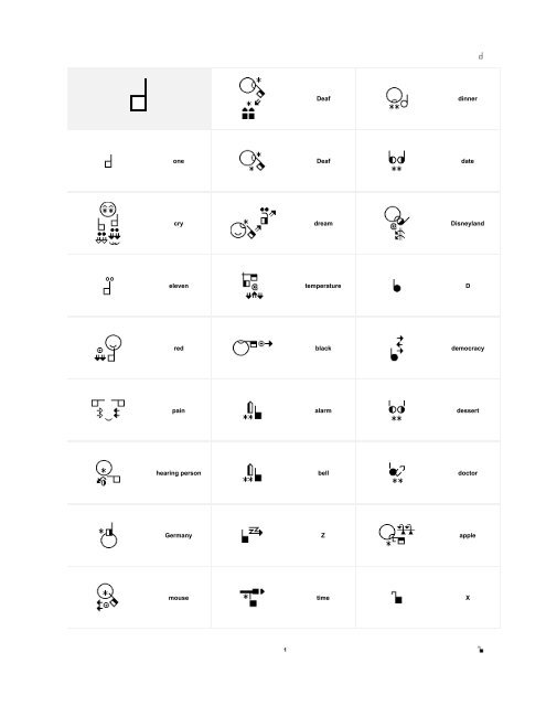 Sutton's American Sign Language-English Dictionary ... - Sign Writing