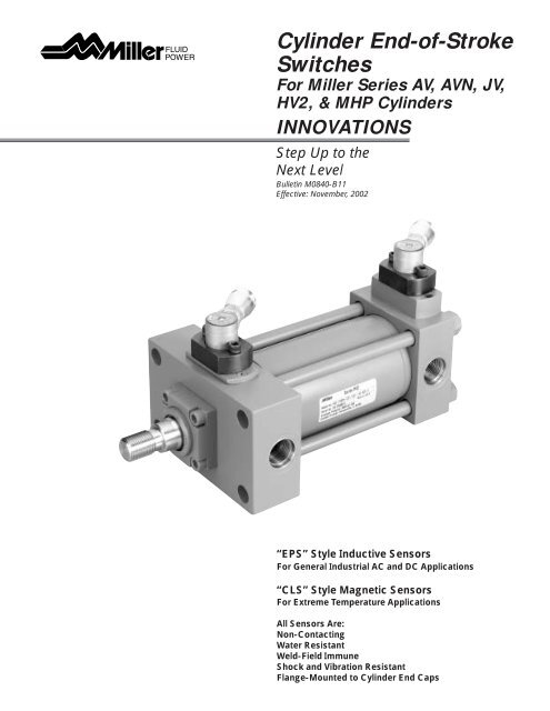 Cylinder End-of-Stroke Switches - Parker