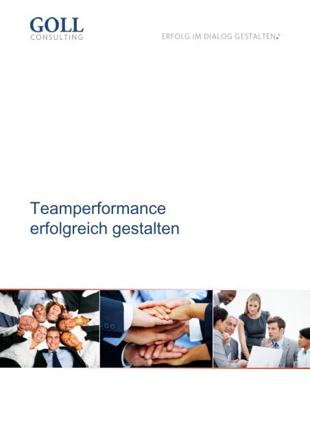 Teamperformance erfolgreich gestalten