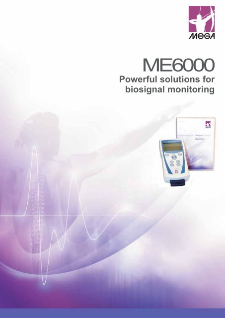 ME6000 system with MegaWin data acquisition software