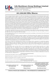 External Employment Application Form - Life Healthcare