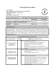 28 THE ONTARIO CURRICULUM