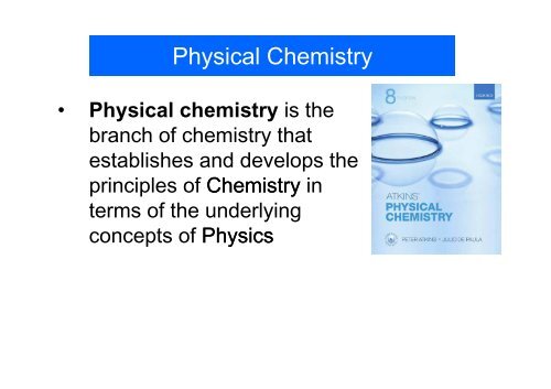 Physical Chemistry