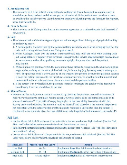 3. Ambulatory Aid • Thi