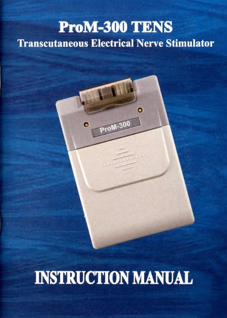 Promed 300 Operations Manual