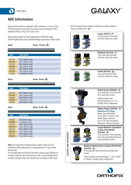 MRI Information - Orthofix