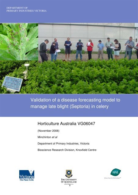 Validation Of A Disease Forecasting Model To Manage Late Blight