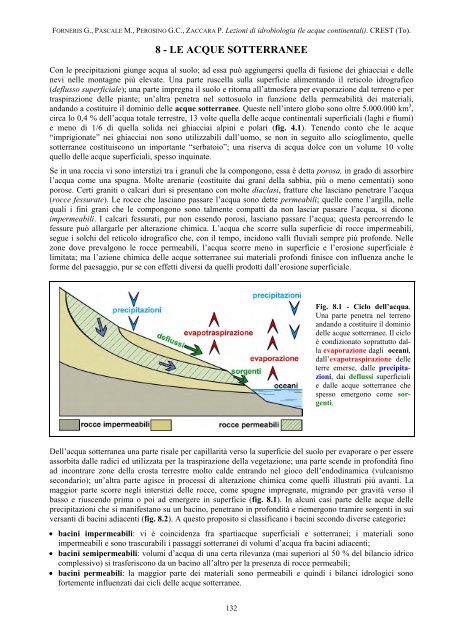 8 - LE ACQUE SOTTERRANEE - Crestsnc.it