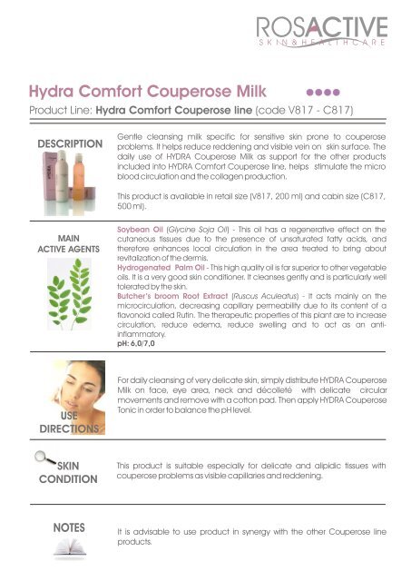 Hydra Comfort Couperose line - RosActive