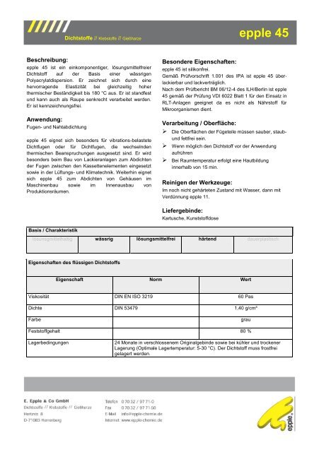 epple 45 - Epple-chemie.de