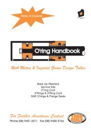 BS 1806 : 1989 STANDARD IMPERIAL O'RING SIZES ... - Transeals