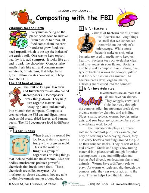 Composting with the FBI - SF Environment