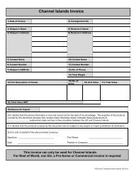 View a commercial/proforma invoice template used for ... - DPD
