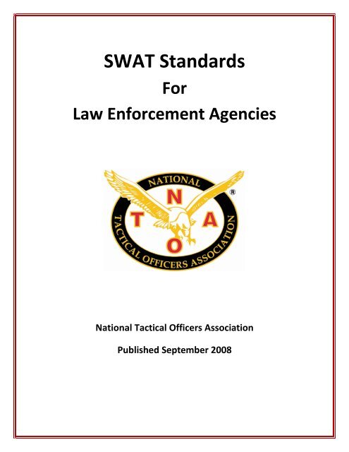 SWAT Standards - National Tactical Officers Association