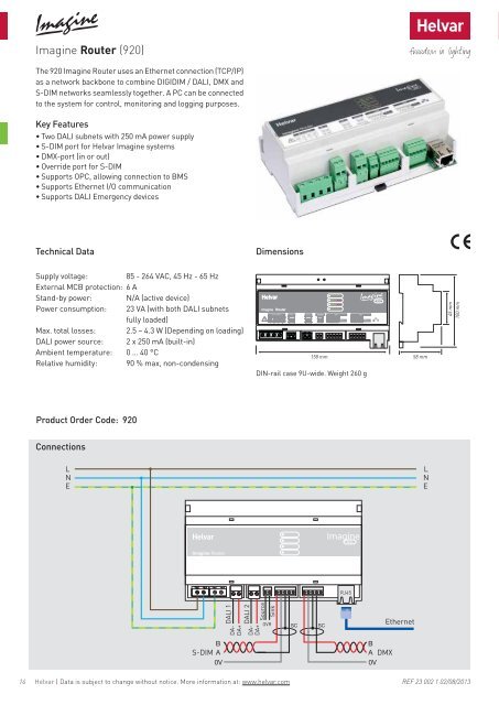 Imagine Router (920) The
