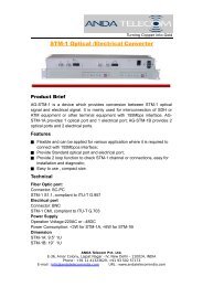 RS232/Ethernet Interface Converter - ANDA TELECOM INDIA
