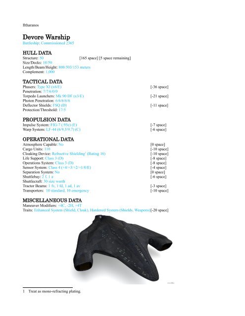 Devore Warship - Patrick Goodman