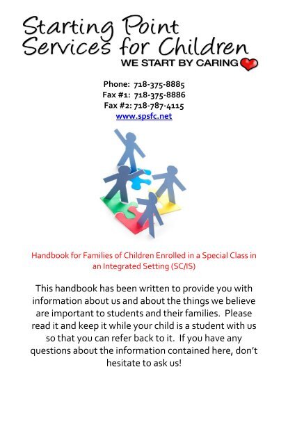 STARTING POINT SERVICES FOR CHILDREN, INC - our home page