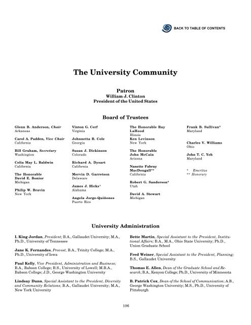 University Community - Gallaudet University