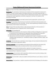 Information Governance Committee Terms of Reference