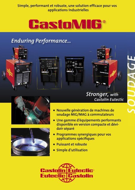 CastoMIG range Brochure_FR.indd - Castolin Eutectic
