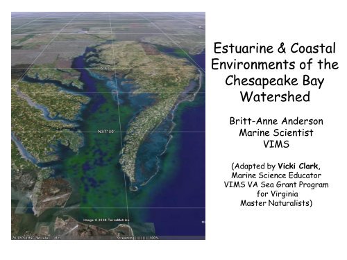 Estuarine & Coastal Environments of the Chesapeake Bay Watershed
