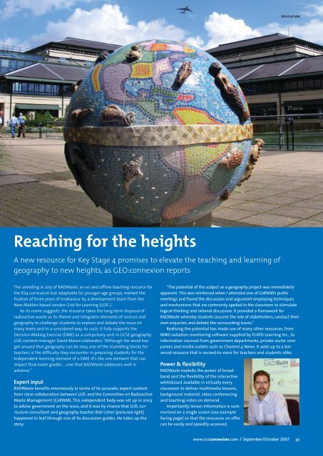 Teaching Geography Article - London Grid for Learning