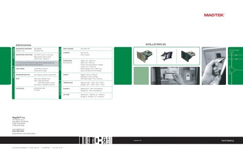 INTELLISTRIPE 65 - MagTek
